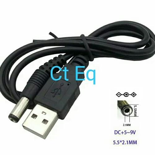 Jual Kabel Power USB to DC 5.5 * 2.1 kabel 80cm - Kota Tangerang ...