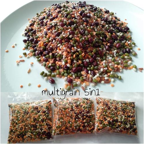 Jual multigrain 5in1 5 in 1 Adzuki bean pearl barley lentils mungbean ...