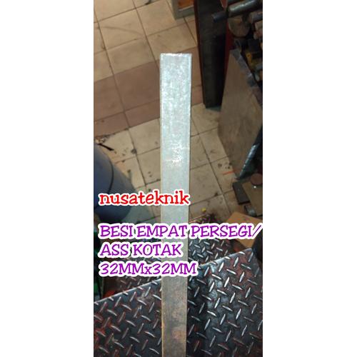 Jual BESI EMPAT PERSEGI / AS KOTAK 32MM x 32MM x 1 METER - Jakarta ...