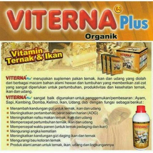 Jual Vitamin Ternak Viterna Nasa 500cc Tingkatkan Bobot Sapi,Ayam ...