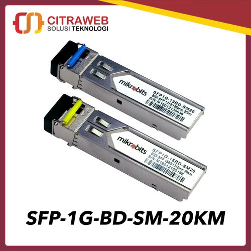 Jual Mikrobits SFP Transceiver SFP-1G-BD-SM-20KM - Kab. Sleman ...