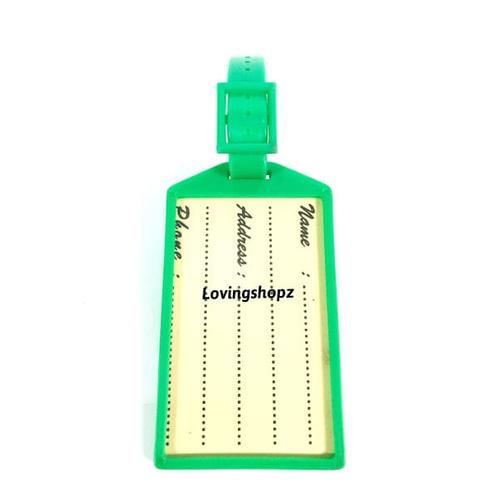 Jual Name Tag Buat Koper, Label Koper, Name Tag Koper - Biru Tua ...