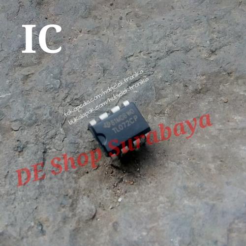 Jual IC TL072 Dual JFET Low Noise Op Amp TL072CP DIP8 - Kota Surabaya ...