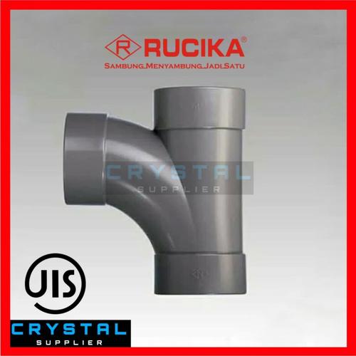 Jual Tee Y 90° RUCIKA 4 x 3" inch PVC AW / Large Radius Tee TY 90 derajat - Kota Semarang ...