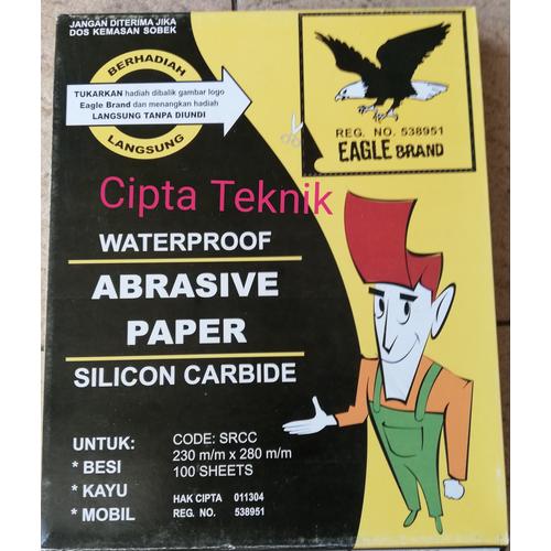 Jual Amplas Eagle Grit 800 Abrasive Paper Grit800 Waterproof CC 800CW ...