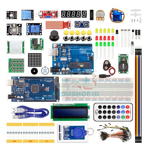 Jual UPGRADED STARTER KIT COMBO - UNO & MEGA 2560 R3 Compatible Arduino ...
