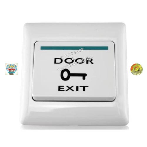 Jual Tombol Push Button Exit Putih Besar untuk Kontrol Akses Pintu ...