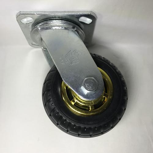 Jual Roda Black Rubber Gold Core / Karet Kembang Hitam 5 inch Plat ...