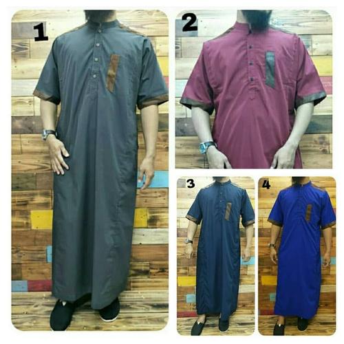 Jual jubah Gamis pria Solat katun laa samase haramain Amwa zein isra ...
