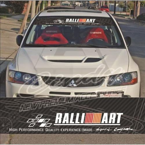 Jual sticker stiker mitsubishi ralliart xpander pajero mirage lancer ...