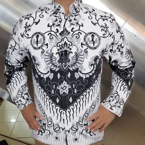 Jual Baju Seragam PGRI Kemeja Hem Katun Pria Batik PGRI Dinas PNS ...
