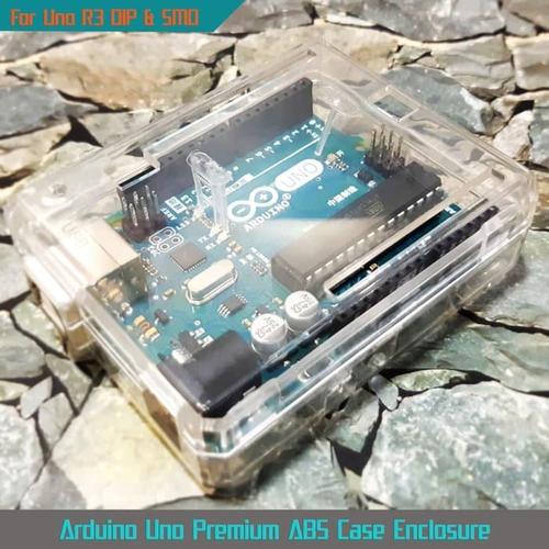 Jual Box for Arduino Uno R3 ABS Case Enclosure Warna Transparan Glossy ...