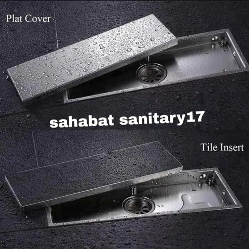 Jual Floor Drain Smart Floor Drain Stainless/Tile Insert model panjang ...