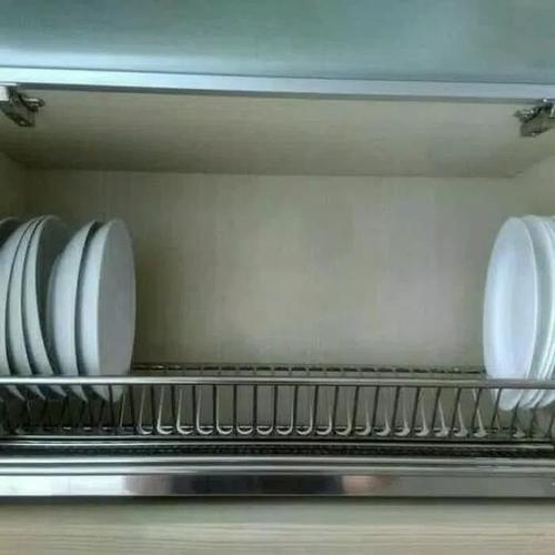 Jual rak piring kitchen set stainless 80cm/Dish Rak Stainless Piring ...