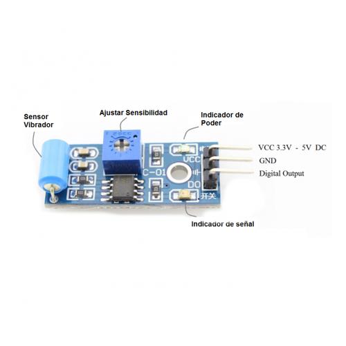 Jual SENSOR GETAR SW420 VIBRATION SENSOR MODULE SW-420 ( ARDUINO ...