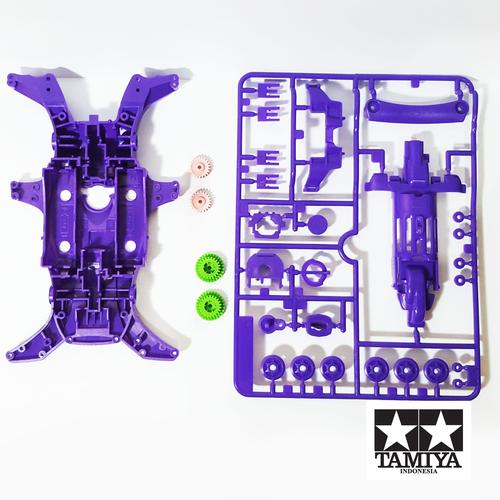 Jual Rep Tamiya - MA Chassis Set (Purple) & MA Gear Set (Mini 4WD ...