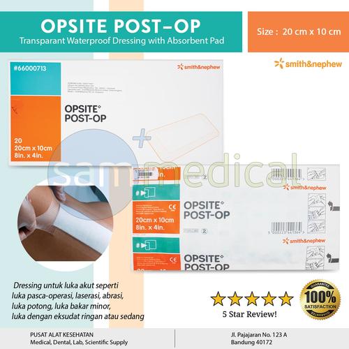 Jual Opsite Post Op Plester Tahan Air 20cm x 10 cm @Pcs - Kota Bandung ...