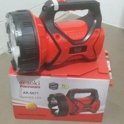 Jual Senter cas senter besar cas senter charge premium AOKI 6671 15W ...