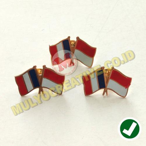 Jual Flag Pin - Pin Bendera Persahabatan Indonesia Dan Perancis - Kab ...