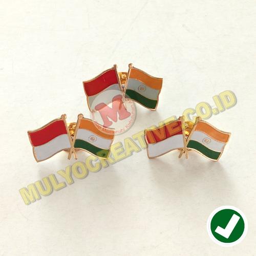 Jual Flag Pin Indonesia India - Pin Krah Bendera Persahabatan - Kab ...