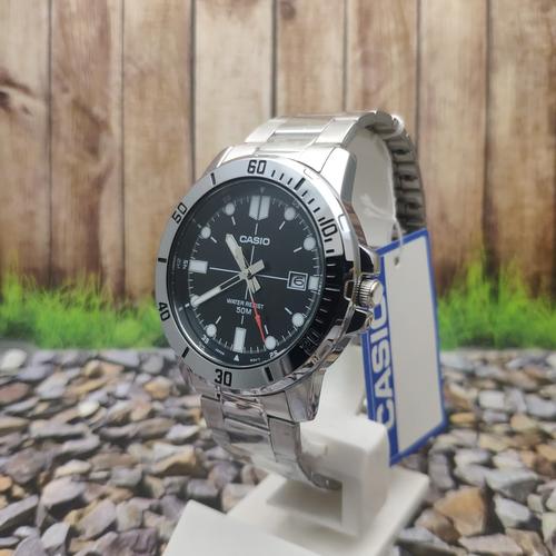 Jual Casio Analog Jam Tangan Pria Strap Rantai Silver Mtp Vd01d 1e Original Mtp Vd01d 2e
