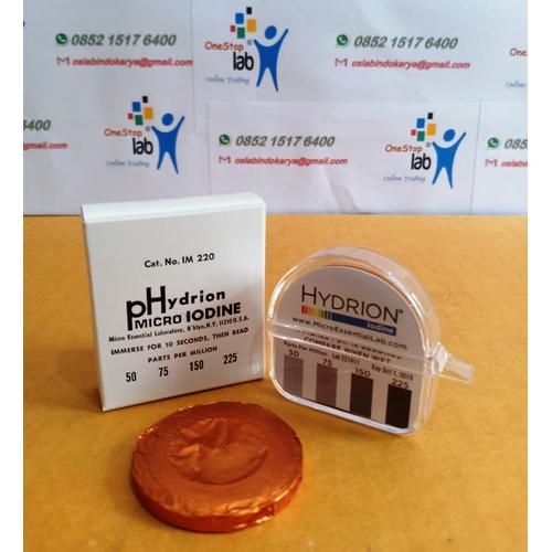 Jual HYDRION IM-220 Iodine test paper Dispenser range 50-225 ppm isi 2 ...