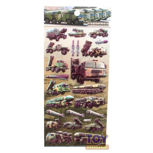 Jual Sticker 3D Vehicle Kendaraan Militer - Stiker Gambar Timbul ...