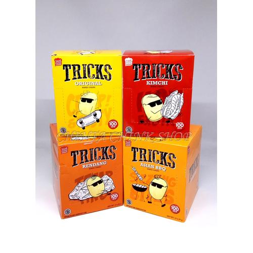 Jual Snack TRICKS Baked Kentang Kimchi / Original / Rendang / Asian BBQ ...