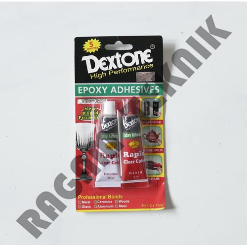 Jual LEM DEXTONE RAPID EPOXY CLEAR 5menit PLASTIC STEEL SERBAGUNA ...