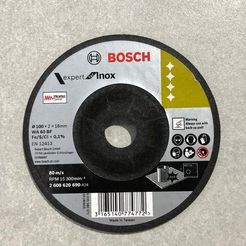 Jual Mata Batu Potong Grinding Disc Inox Bosch 4" Besi & Stainless ...