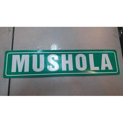 Jual SIGN LABEL STICKER MUSHOLA 30X7CM - Jakarta Barat - Mitra Global ...