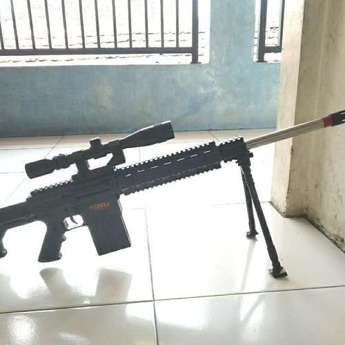 Jual SR-25 M802 Spring DMR Rifle Model Kit Toys Gun Airsoft Sniper ...