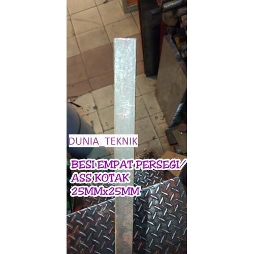 Jual BESI EMPAT PERSEGI / AS KOTAK 25MM X 25MM PJG 50CM - Jakarta Barat ...