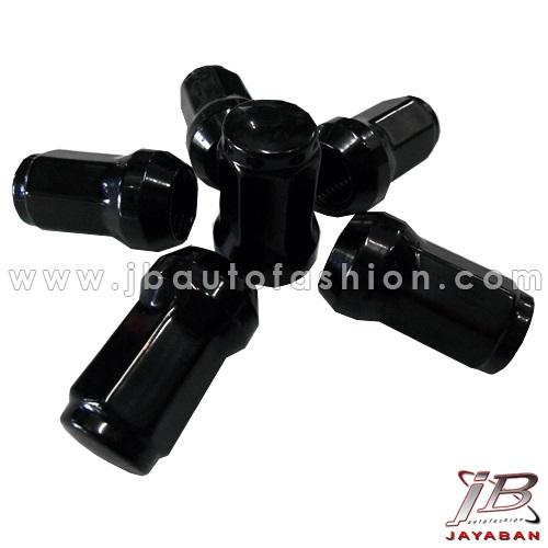 Jual Lugnut Racing BAJA / Anti maling Mur Roda Velg Black drat1.5 (16 ...