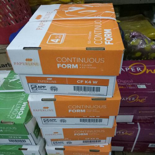 Jual Continuous Form Paperline 9.5 x 11 - 4 Ply / 4 Ply PRS Kertas ...