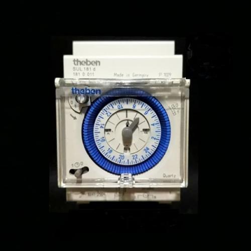 Jual TIMER ANALOG 24 JAM THEBEN SUL181D dan SUL181H untuk Saklar ...