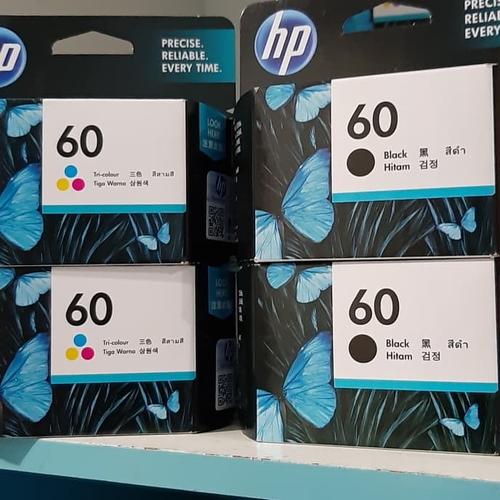 Jual Tinta printer hp 60 black dan color satu set - Jakarta Selatan ...