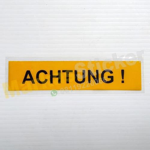 Jual Sticker Achtung! - Kab. Bandung - Markas Sticker. | Tokopedia