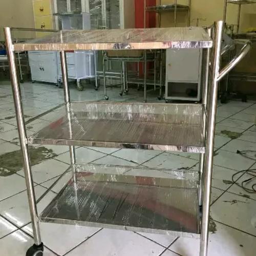Jual Trolly Instrumen 3 Susun - Meja Instrumen - Trolly Stainless Steel ...