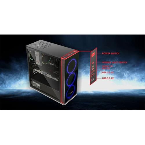 Jual VENOM RX VALOR OMEGA - RGB REMOTE TEMPERED SIDE MIDDLE TOWER ATX ...