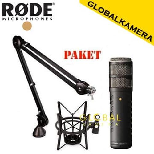 Jual Rode Procaster Paket with Rode PSA1 Studio Boom Arm, PSM1 Shock ...
