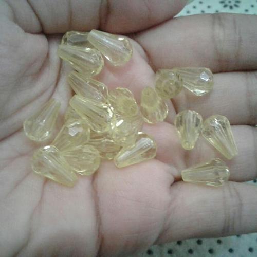 Jual Manik Manik Akrilik Plastik Bentuk Tetes Air Warna Hijau (10gr ...