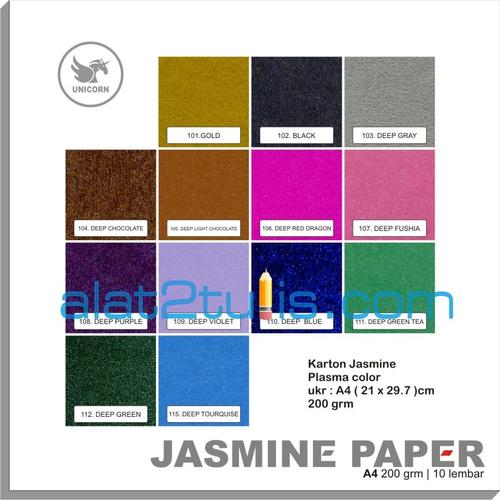 Jual Plasma Jasmine paper kertas 200 grm A4 glitter - Kota Bandung - GF ...