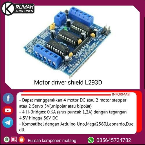Jual Modul L293D motor driver shield arduino - Kota Malang - rumah ...