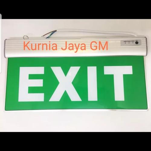 Jual Lampu Emergency Exit Acrilic LED / Lampu Darurat EXIT LED - SINAR ...