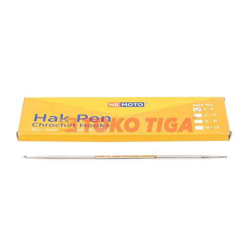 Jual Hak Pen / Crochet Hooks "NEMOTO" Korea 1-2, 3-4, 5-6, 8-13 - 1 ...