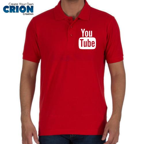 Jual Polo Shirt Youtube - Youtube Logo - By Crion - Jakarta Barat ...