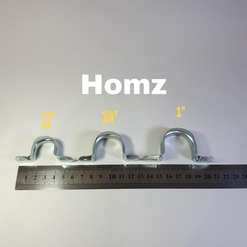 Jual Klem Plat Besi 3/4" inch Tebal/Pipe Clamp/Klem Omega Galvanis/Pipa ...