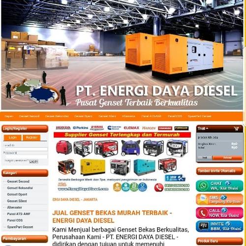 Jual Jual Mesin Genset Generator Diesel Baru Bekas Bergaransi - Jakarta ...