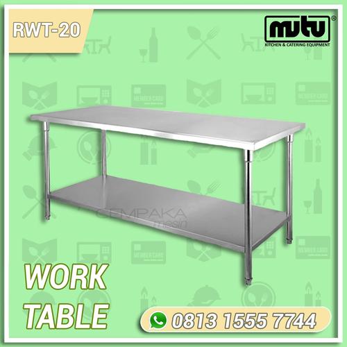 Jual Meja Stainless Steel 2 Meter| Working Table Dapur Restoran MUTU ...